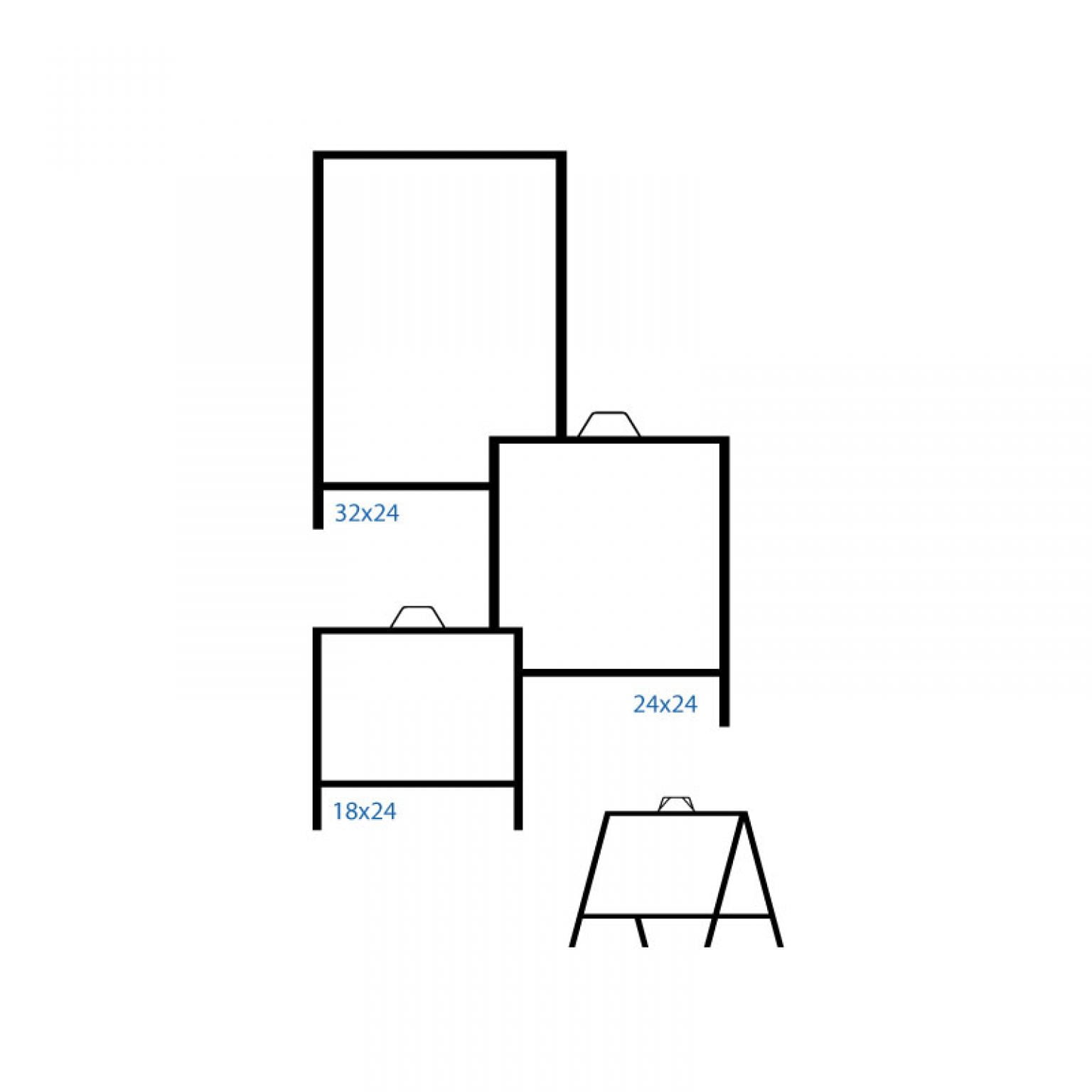 Open House 24"h x 24"w (Signs Only) - Kelly Signs Ottawa