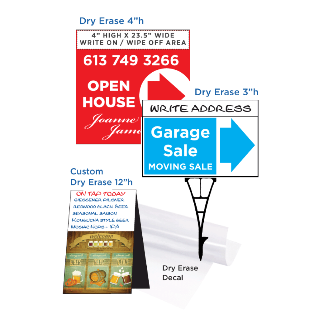 DRY ERASE VINYL - Kelly Signs Ottawa